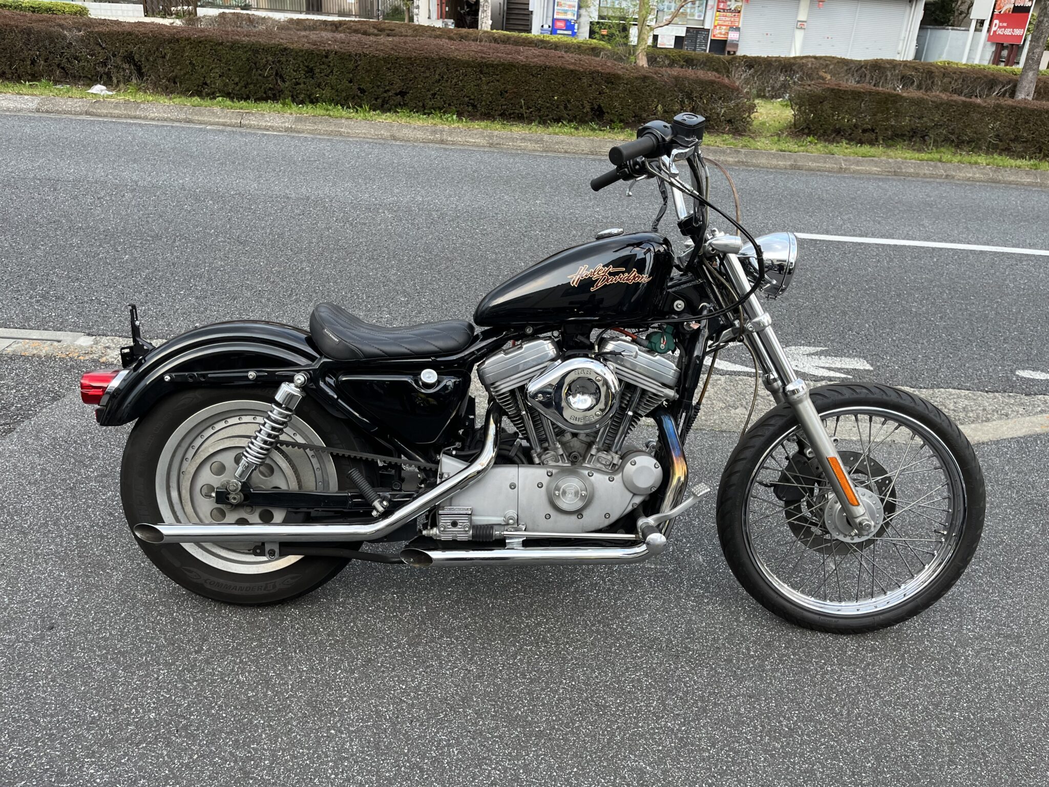 ★中古車情報★2003年XL883カスタム中古車もうすぐ仕上がります！！ | BLACKCHROME BIKE WORKS