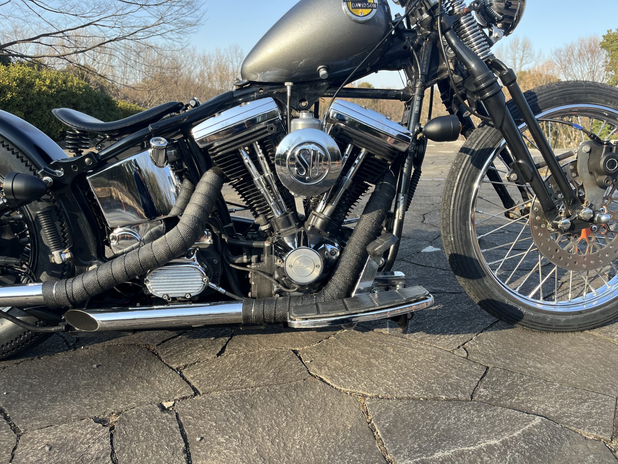 1990 EvoSoftail Chopper | BLACKCHROME BIKE WORKS