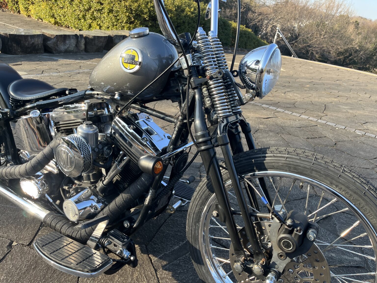 1990 EvoSoftail Chopper | BLACKCHROME BIKE WORKS