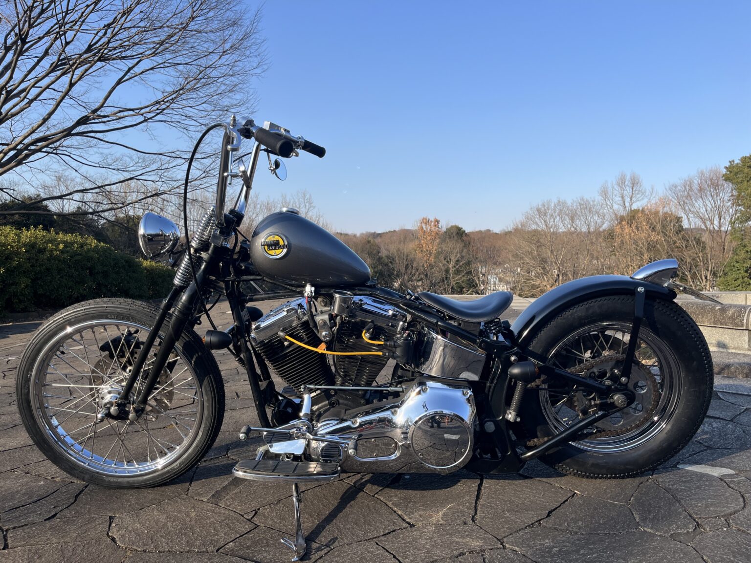 1990 EvoSoftail Chopper | BLACKCHROME BIKE WORKS