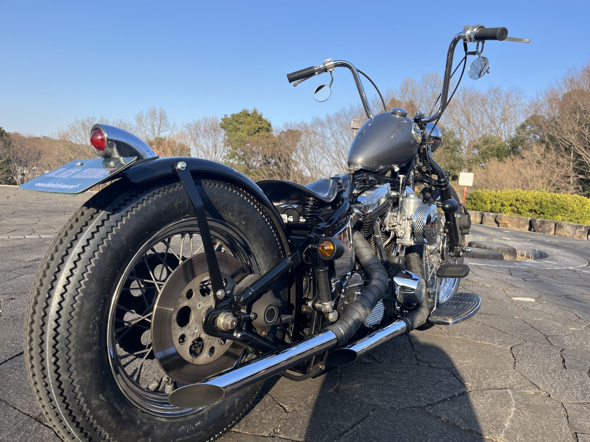 1990 EvoSoftail Chopper | BLACKCHROME BIKE WORKS